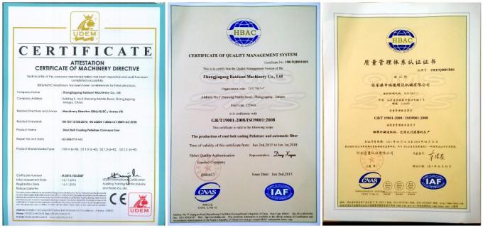 Melt chemical material steel belt granulator rotoformer