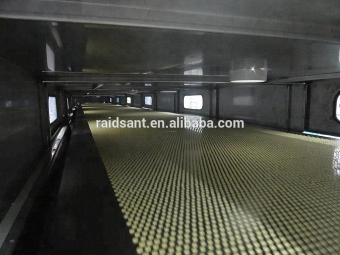 Melt chemical material steel belt granulator rotoformer