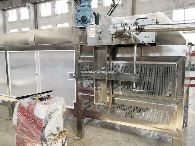 Melt chemical material steel belt granulator rotoformer